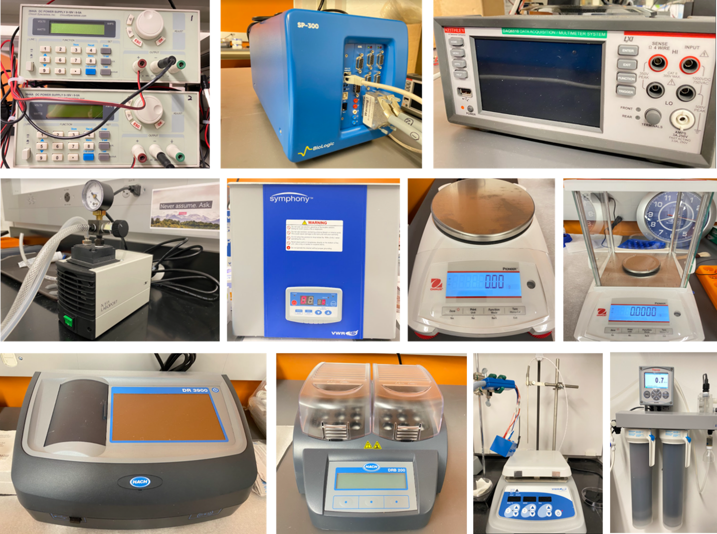 Lab Space and Instruments – E-WATER Lab @ Michigan State